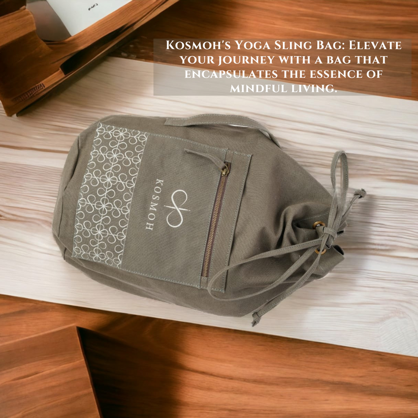 Yoga Mat Bags | Buy Yoga Essential Sling Bag | Unisex Yoga Shoulder Bag ...